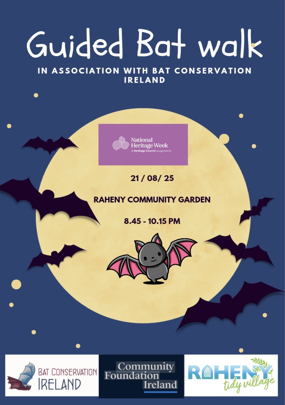 Guided Bat Walk | National Heritage Week 16th – 24th August 2025