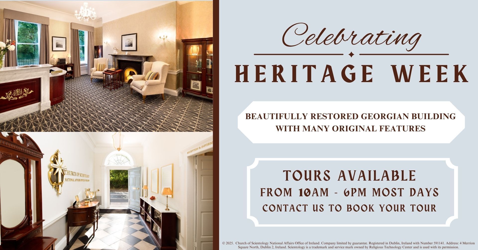 Tour of Georgian Building | National Heritage Week 15th – 23rd August 2026