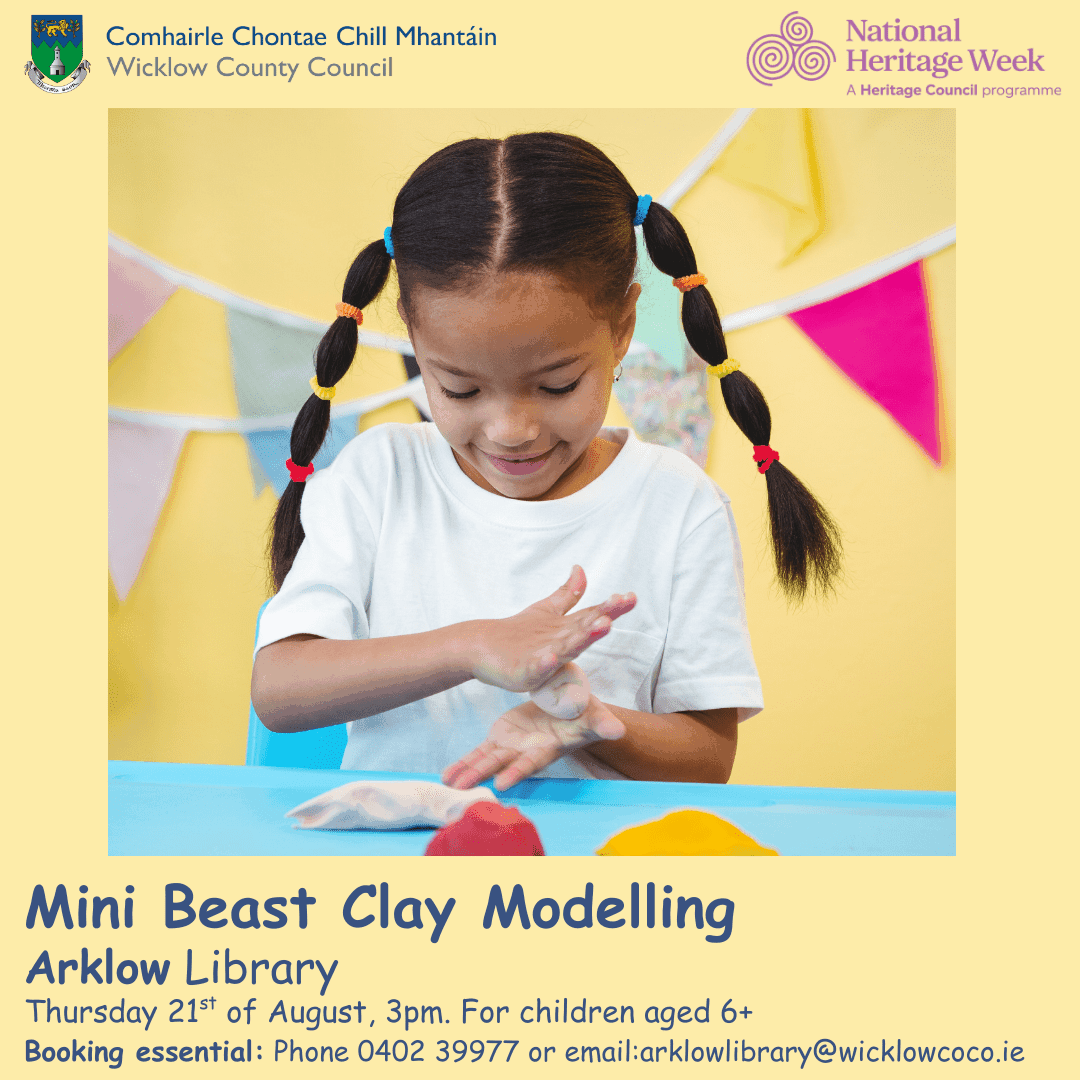 Mini Beast Clay Modelling | National Heritage Week 16th – 24th August 2025