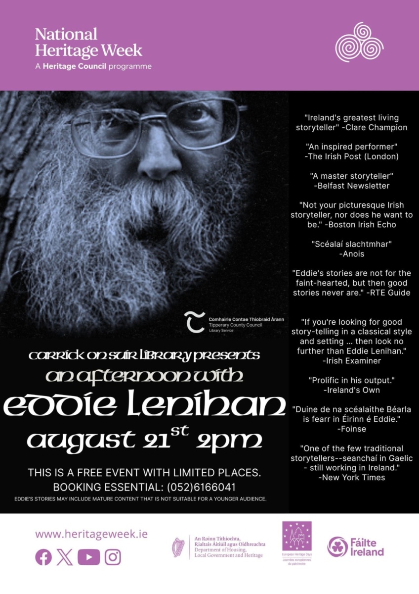 An Afternoon with Eddie Lenihan - Renowned Storyteller, Folklorist and ...