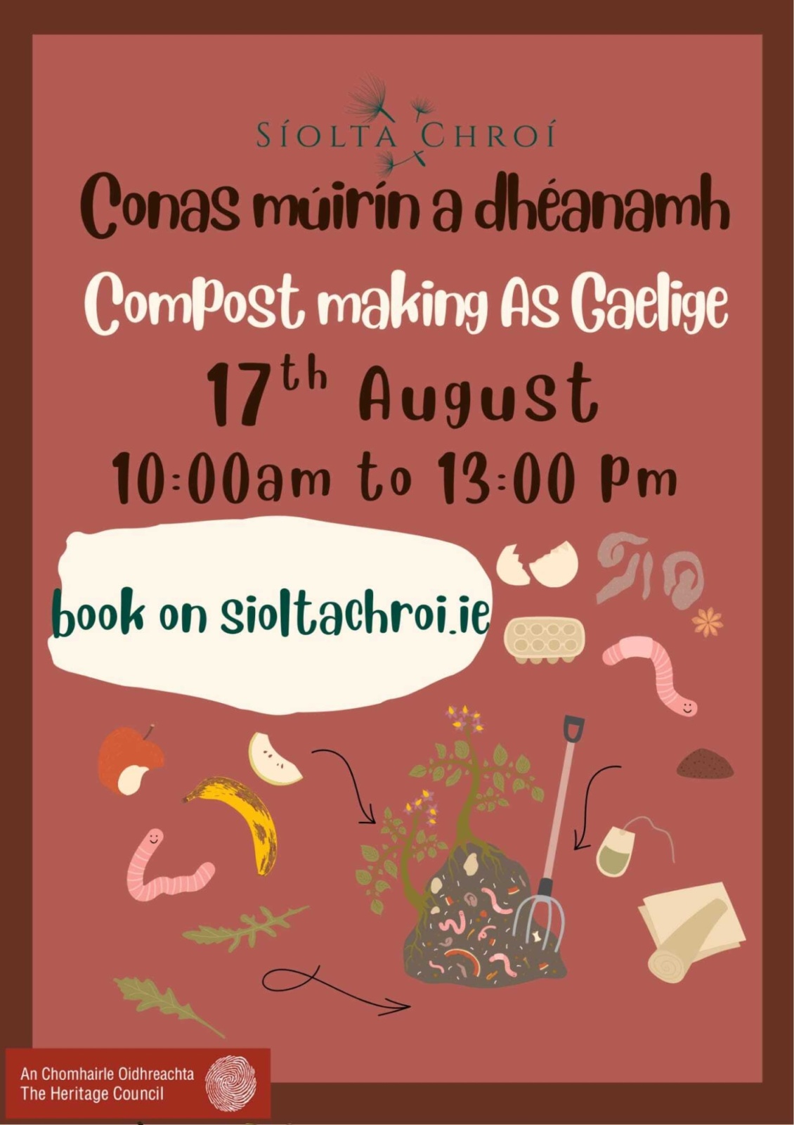 Compost Making As Gaeilge | National Heritage Week 16th – 24th August 2025