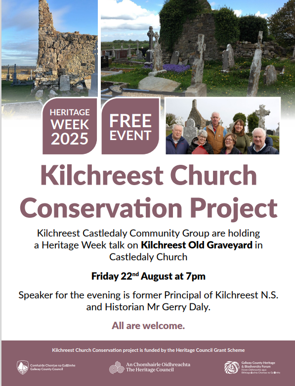 Kilchreest Old Graveyard and Bell Tower | National Heritage Week 16th ...